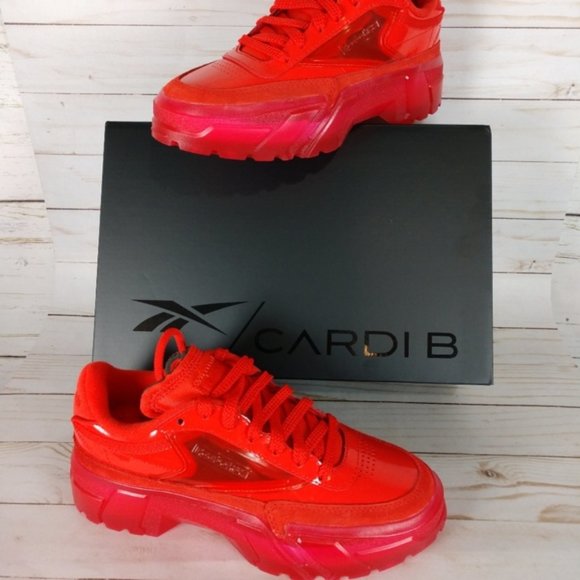 Shoes | Reebok Club C Cardi B Shoes Gs Limited Edition | Poshmark